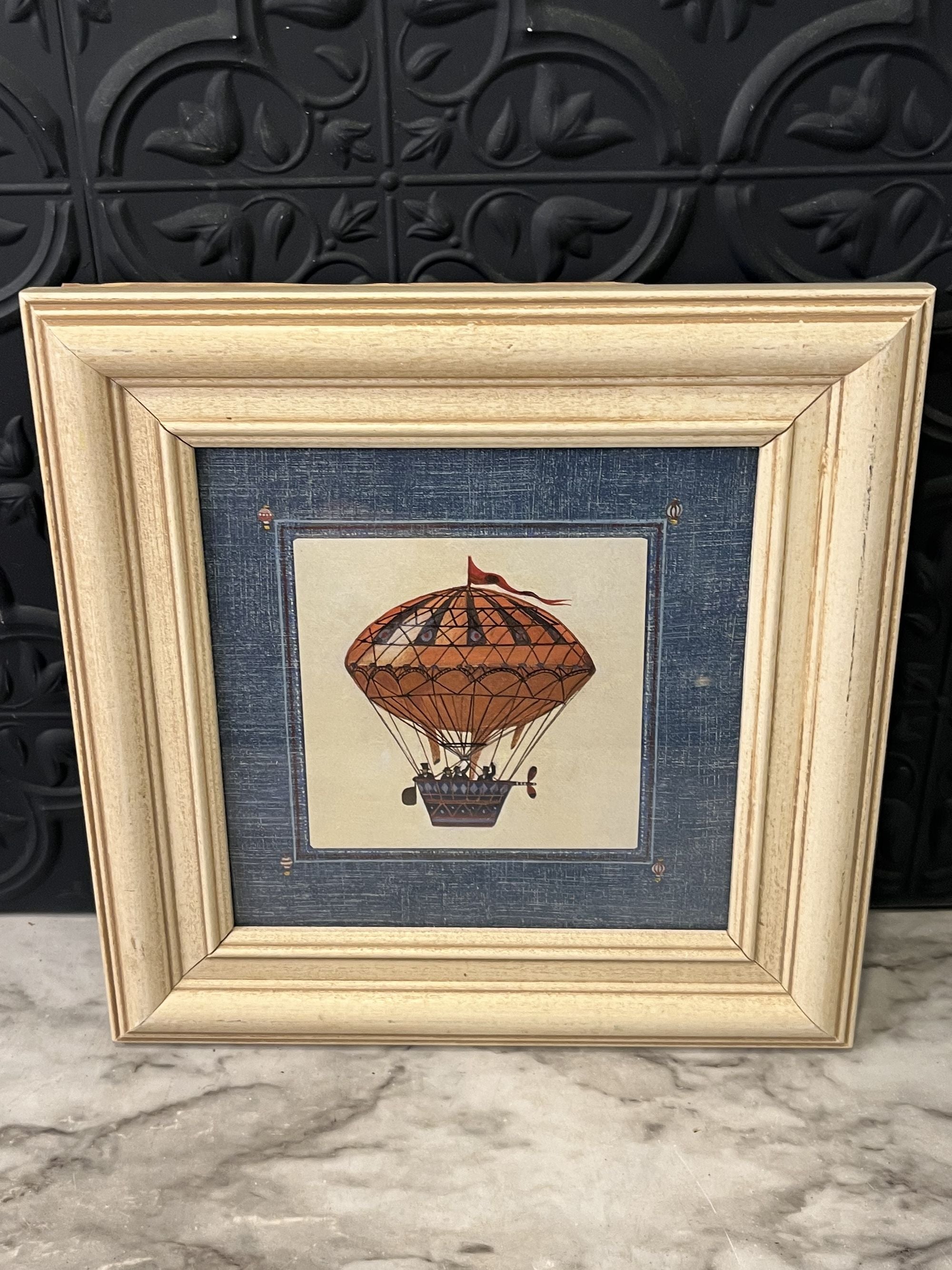 Hot Air Balloon Picture Rust – makememoderndecor