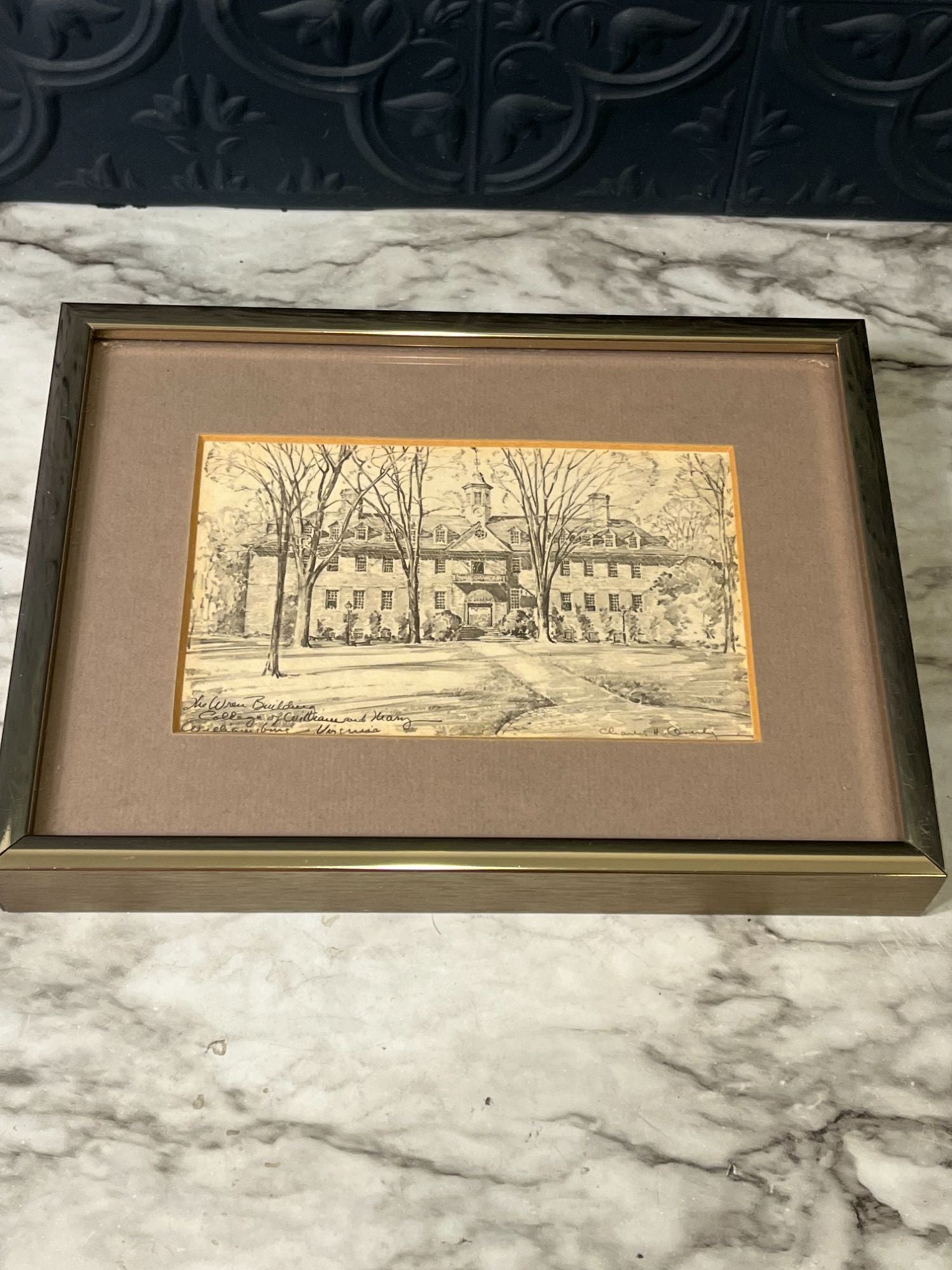 The Wren Building Sketch Print – makememoderndecor